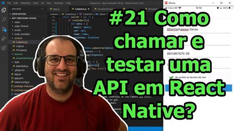Aula 21 Como Chamar E Testar Uma Api Em React Native Youtube