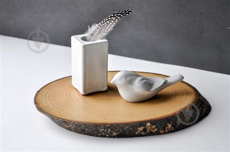 ᐉ Свічник Декоративний Verticalos білий бетон • Краща ціна в Києві Україні • Купити в Епіцентр