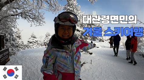 대관령 날다람쥐의 7년만에 타는 스키 세계여행 대한민국 🇰🇷1 Youtube