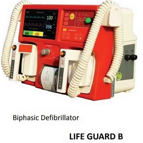 Biphasic Defibrillator Machine At ₹ 124000piece Biphasic