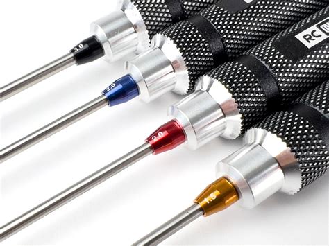 Rc Overhaul Hex Driver Size Guide Coloured Collar Set Rco Tl016
