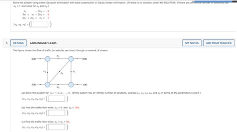 Solved Solve The System Using Either Gaussian Elimination Chegg