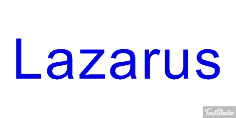 Lazarus Name Animated  Logo Designs
