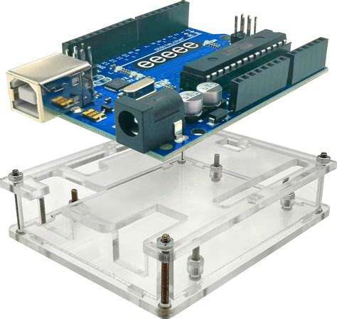 Buy EEEEE UNO R ATMEGA P ATMEGA U Acrylic Case Enclosure In Clear Transparent Box