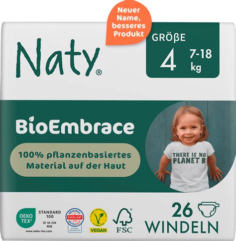 Naty Windeln Bioembrace Gr 4 7 18 Kg 26 St Dauerhaft Günstig Online Kaufen Dmde
