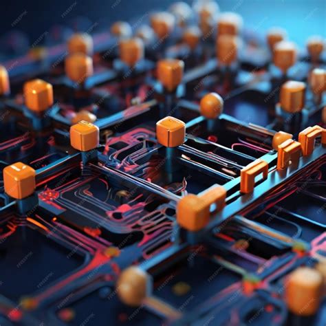 Premium Photo Quantum Computing Abstract Representation Of Qubits