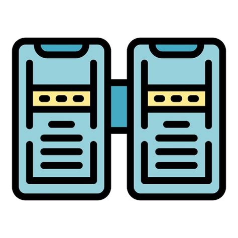 Premium Vector Password Devices Icon Outline Password Devices Vector Icon Color Flat Isolated