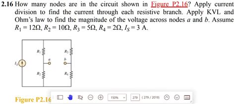 216 How Many Nodes Are In The Circuit Shown In Figure P216 Apply