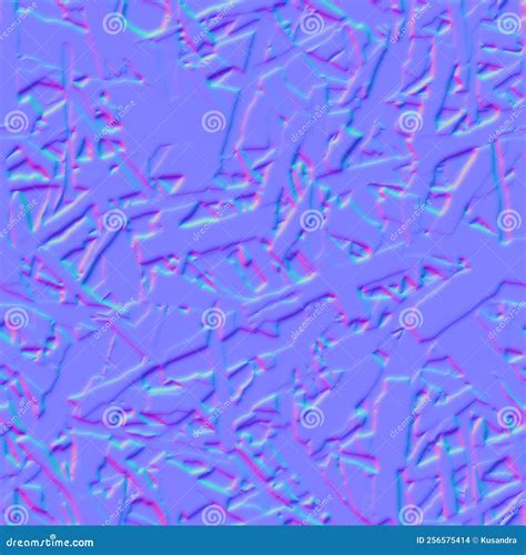 Normal Map Of Osb Seamless Pattern 3d Rendering Stock Illustration