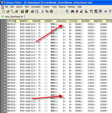 Solved Lsmw Direct Input Method Mm01 Basic Data View Don Sap