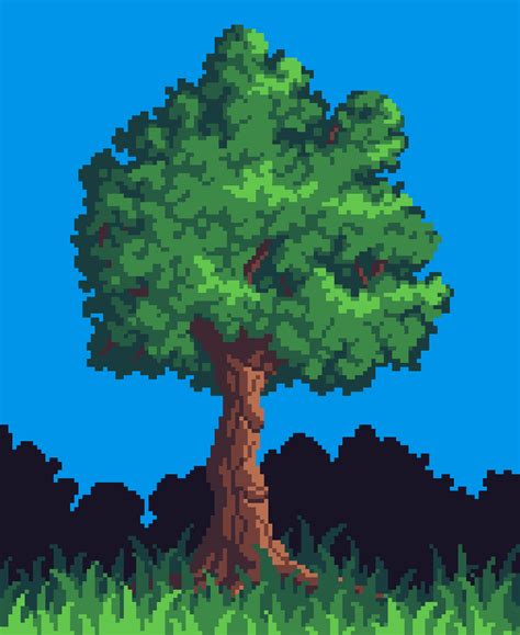 Pixel Art Tree Gif I M Going To Put My Pixel Art Wallpapers Here
