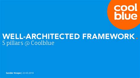 Well Architected Framework Presentation Tu Delft Ppt