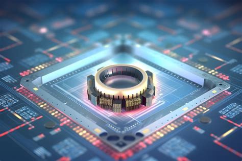 Premium Ai Image Data Storage Center Quantum Computing Database Cloud Computing Concept