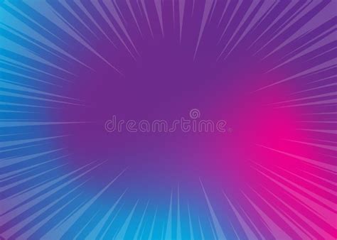 Neon Pop Art Comics Gradient Radial Background Stock Vector