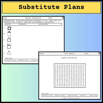 Sub Plans No Prep Web Page Design CSS Border Properties D