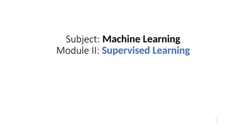Supervised Machine Learning Regression And Classification Pptx