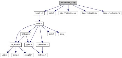 burrtools src lib voxel 1 cpp file reference