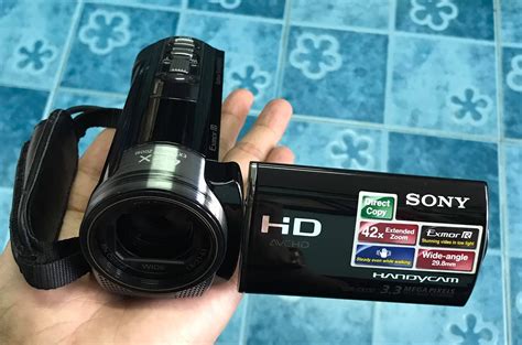 ขายแล้ว 📌 👉 กล้องบันทึกวิดีโอ Sony Handycam ขนาดเล็กกะทัดรัด พกพาสะดวก รุ่น Hdr Cx130e ภาพสวย
