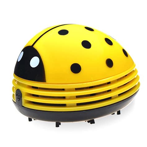 Mini Cute Ladybug Desktop Vacuum Cleaner Dust Coll Vicedeal