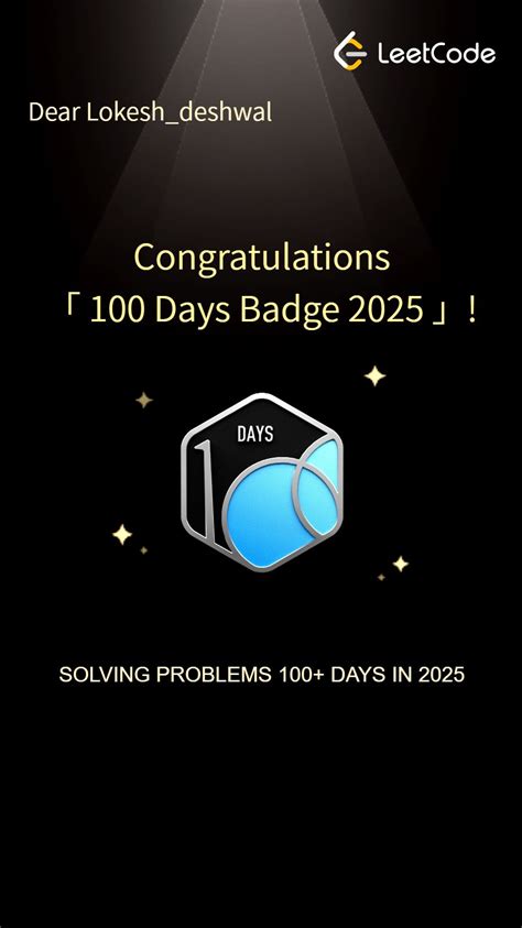 leetcode 100daysofcode learningjourney softwareengineering… lokesh deshwal