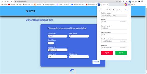 Secure Organ Donation Using Blockchain Devpost