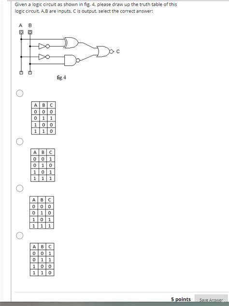 Solved Given A Logic Circuit As Shown In Fig Please Draw Chegg
