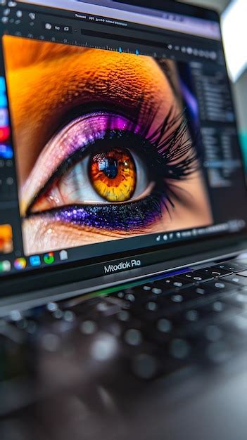 Quotediting Software Interface On Laptop Complex Toolsquot Premium Ai Generated Image