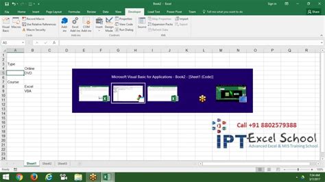 Event Macros Programming In Ms Excel 2016 Youtube