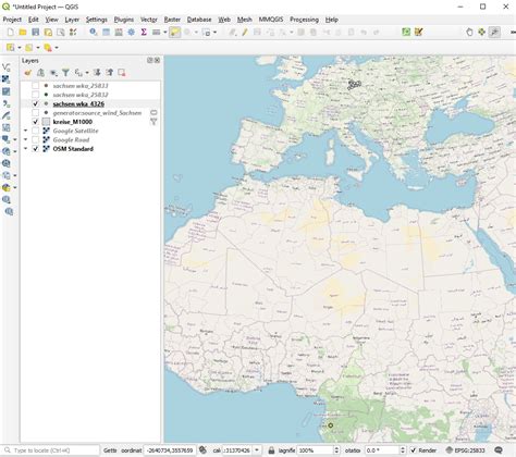 Coordinate System Crs Problems In Qgis Geographic Information