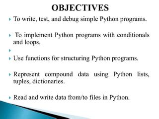 Sample Lab Orientation In Python Orientation Ppt Programming Languages Computing