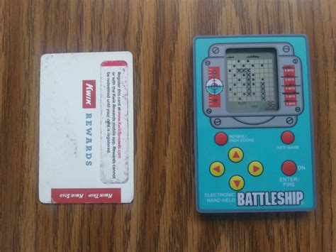 Battleship Electronic Hand Held Blue 2002 Milton Mb Bradley Video Game Tested Ebay