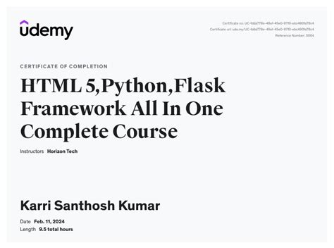 santosh kumar karri on linkedin great platform to learn python and flask framework udemy is