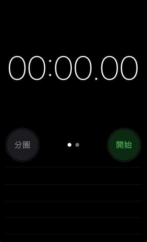 模仿製作 ios 內建的 clock app — 1 實作碼表 實作 clock app stopwatch 畫面 by andy