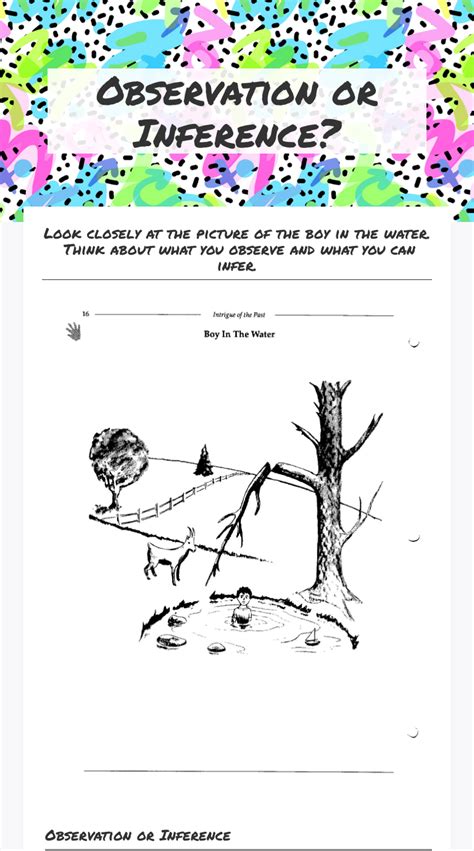 Observation And Inference Worksheet Pro Worksheet