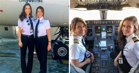 Mother Daughter Duo Becomes First To Pilot A Commercial Plane Together