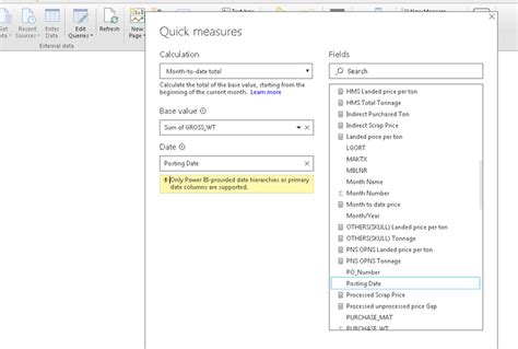 Only Power Bi Provided Date Hierarchies Or Primary Microsoft Fabric Community