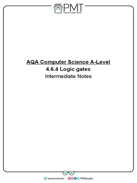 6 4 logic gates pdf pdf logic gate electronic design
