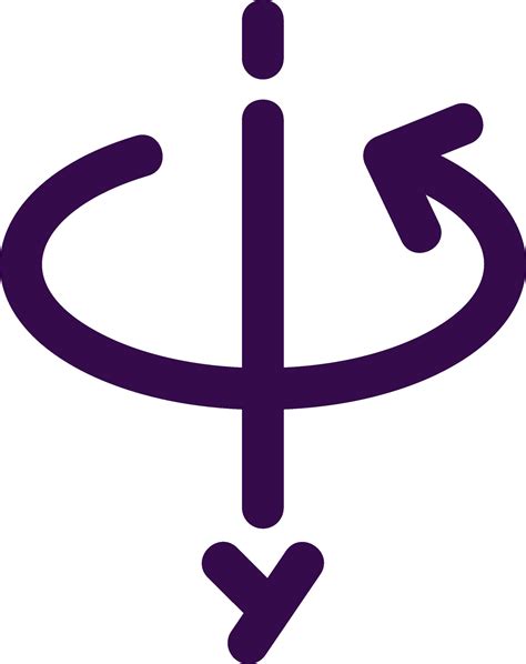 3d Rotate Y Axis Filled Icon 38717625 Vector Art At Vecteezy