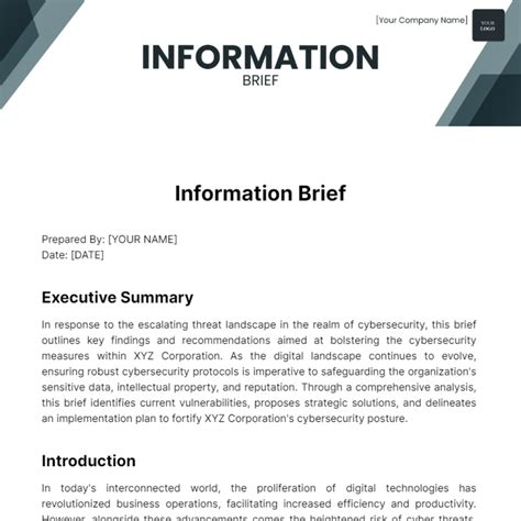 Page 3 Free Brief Templates Edit Online And Download Page 3 Free Brief Templates Edit Online And Download