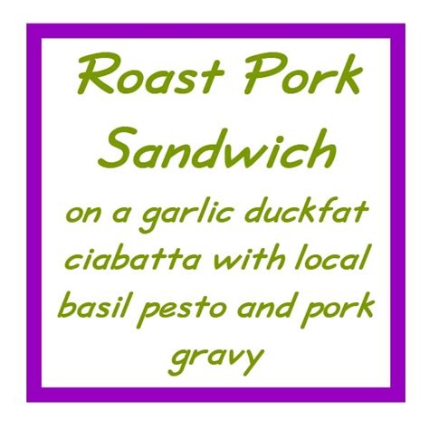 Roast Pork Sandwich Bobolink Dairy And Bakehouse Roast Pork Sandwich Bobolink Dairy And Bakehouse