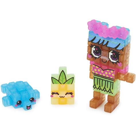 Pixobitz Metallic And Clear Feature Pack Assorted Mr Toys