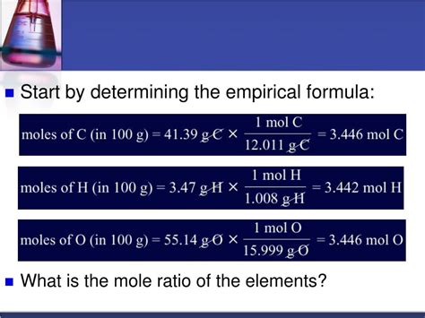 PPT Calculating Empirical Formulas PowerPoint Presentation Free Download ID