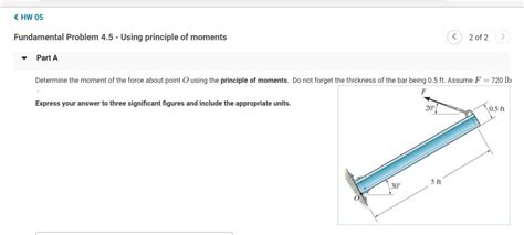 Solved Fundamental Problem 4 5 Using Principle Of Moments く