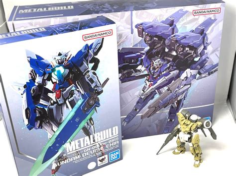 [반다이] 메탈 빌드 Gn 암즈 E 타입 박스 크기 비교 사진 추가 피규어 정보