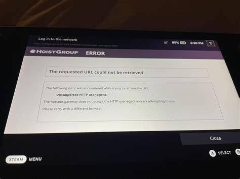 Hotel Wifi Log In In Browser Fails Rsteamdeck