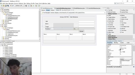 Konsep Oop Mvc Menampilkan Data Mahasiswa Pada Tabel Youtube