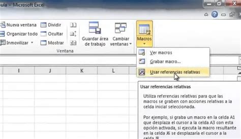 Comment Utiliser Et Faire Des Références Relatives Dans Excel Lors De Lenregistrement De Macros