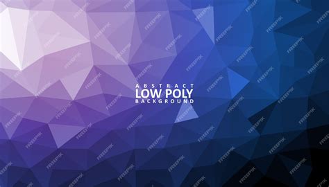 Premium Vector Abstract Low Poly Background With Triangle Shapes