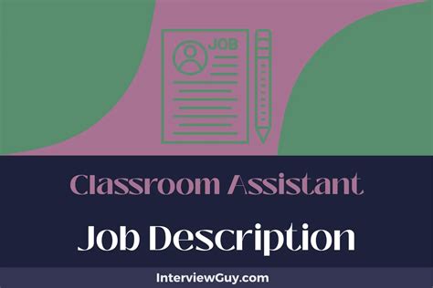 Classroom Assistant Job Description Updated For 2025
