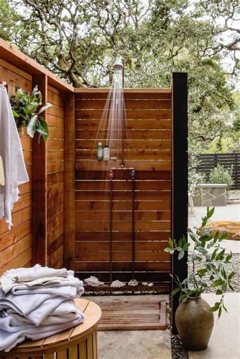 Outdoor Shower Enclosure Plans 50 Impressive Outdoor Shower Ideas And